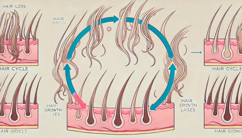 髪伸びるの早い人ははげる？ヘアサイクルの真実と対策 | 髪の毛さん行かないで
